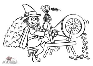 Rumpelstilzchen – Die Malvorlage zum beliebten Märchen