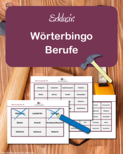 Exklusiv: Wörterbingo Berufe