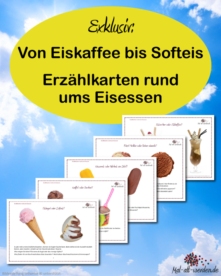 Exklusiv: Von Eiskaffee bis Softeis – Erzählkarten rund ums Eisessen
