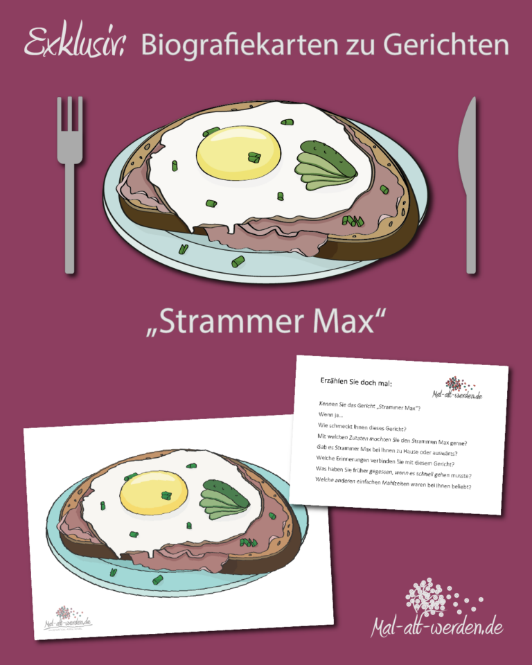 Exklusiv: Biografiekarten zu Gerichten “Strammer Max”